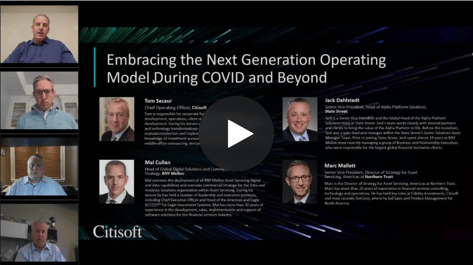 Next Gen Operating Model During COVID and Beyond | Citisoft | Webcast